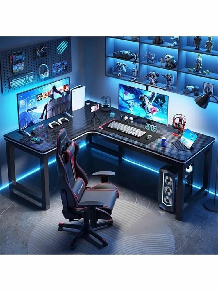 Компьютерный Стол Угловой Игровой Стол Черный