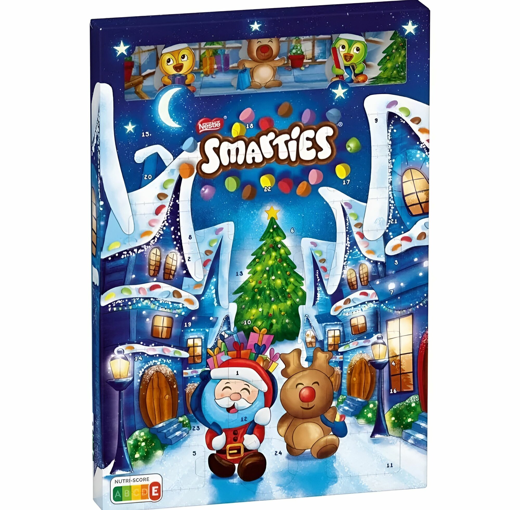 Адвент календарь новогодний Nestle Smarties 194 гр