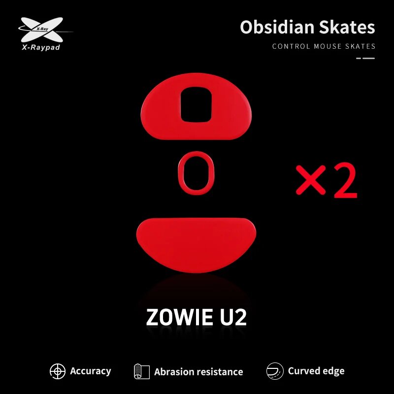 X-Raypad Obsidian Коньки для мыши ZOWIE U2