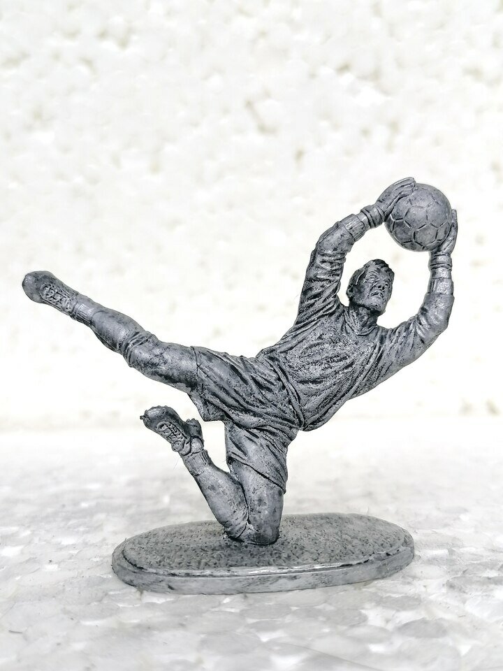 Статуэтка - Фигурка "Лев Яшин Вратарь Голкипер СССР, оловянный солдатик 54 мм"