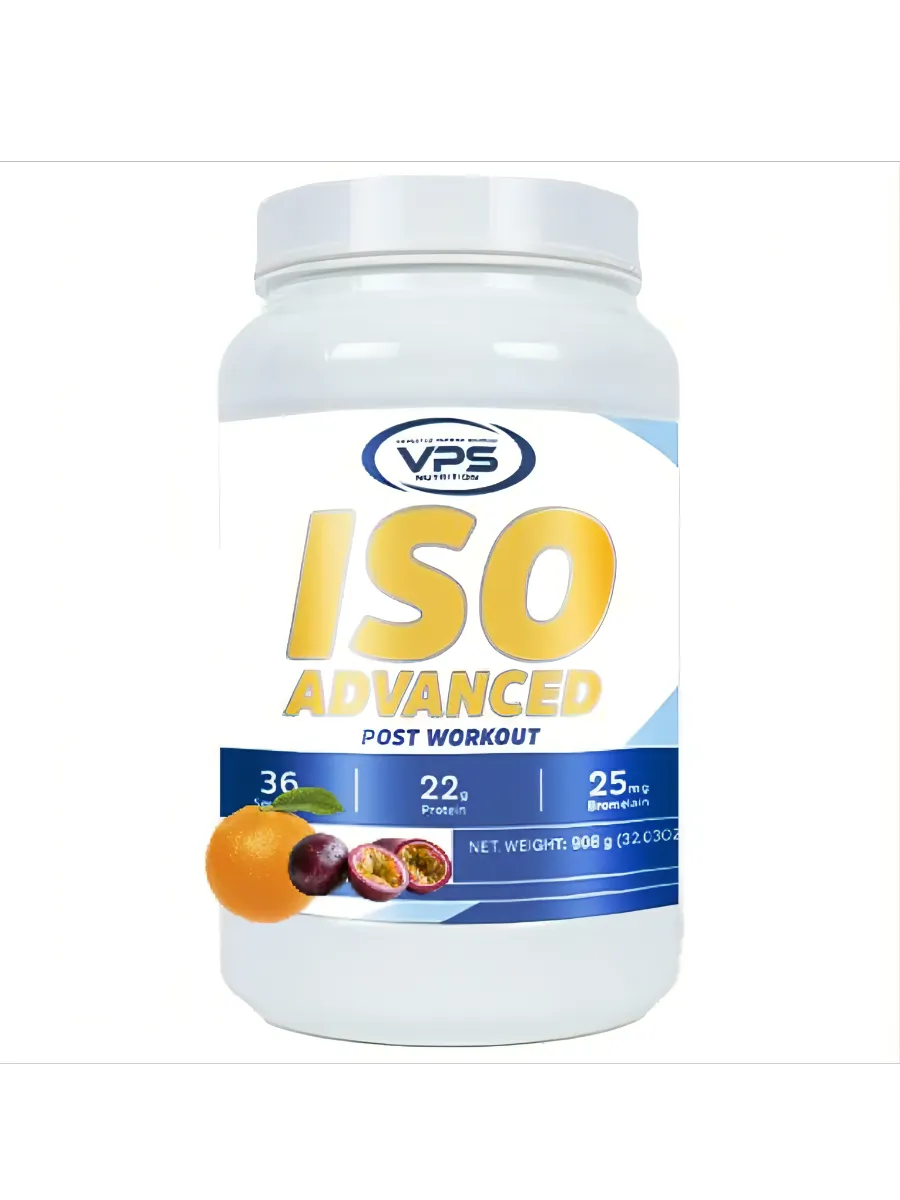 Протеиновый коктейль VPS Nutrition ISO Advanced, апельсин - маракуйя, 908 г
