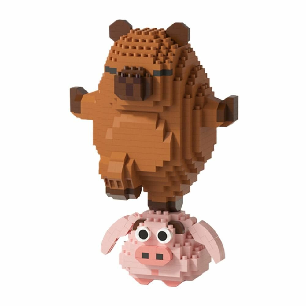 Мини-игрушка-строительный блок капибары