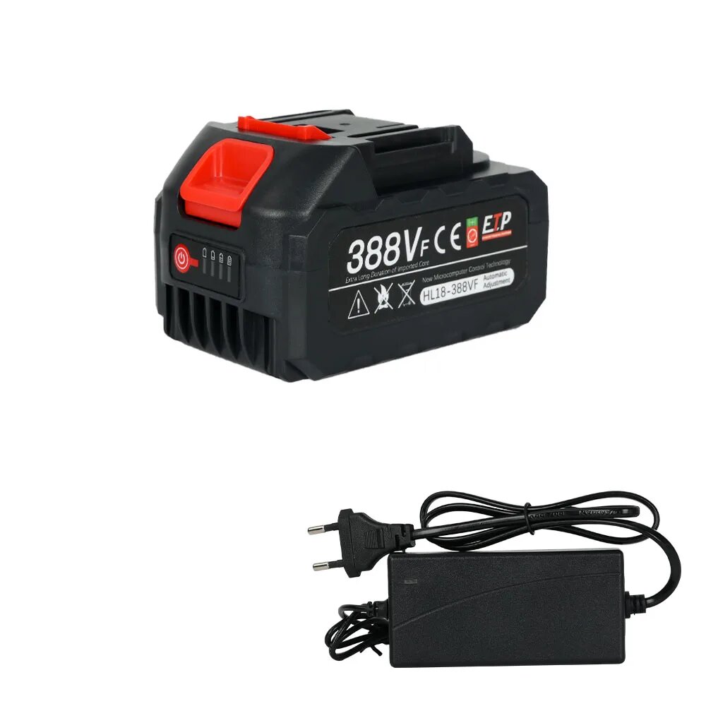 Литиевая аккумуляторная батарея 18-21В 2.0-6.0Ah для Makita, 1 x 388VF Battey
