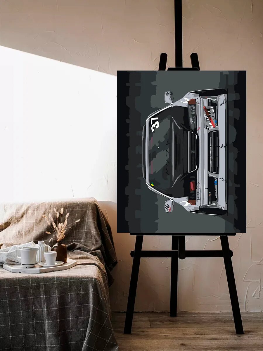 Картина по номерам Тойота Марк 2 100 Toyota Mark II X100