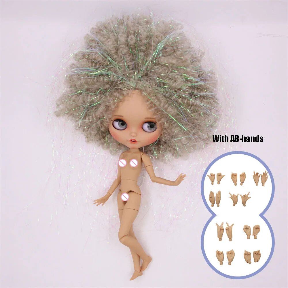 DBS Blythe кукла 1/6 коричневый пластик nude doll