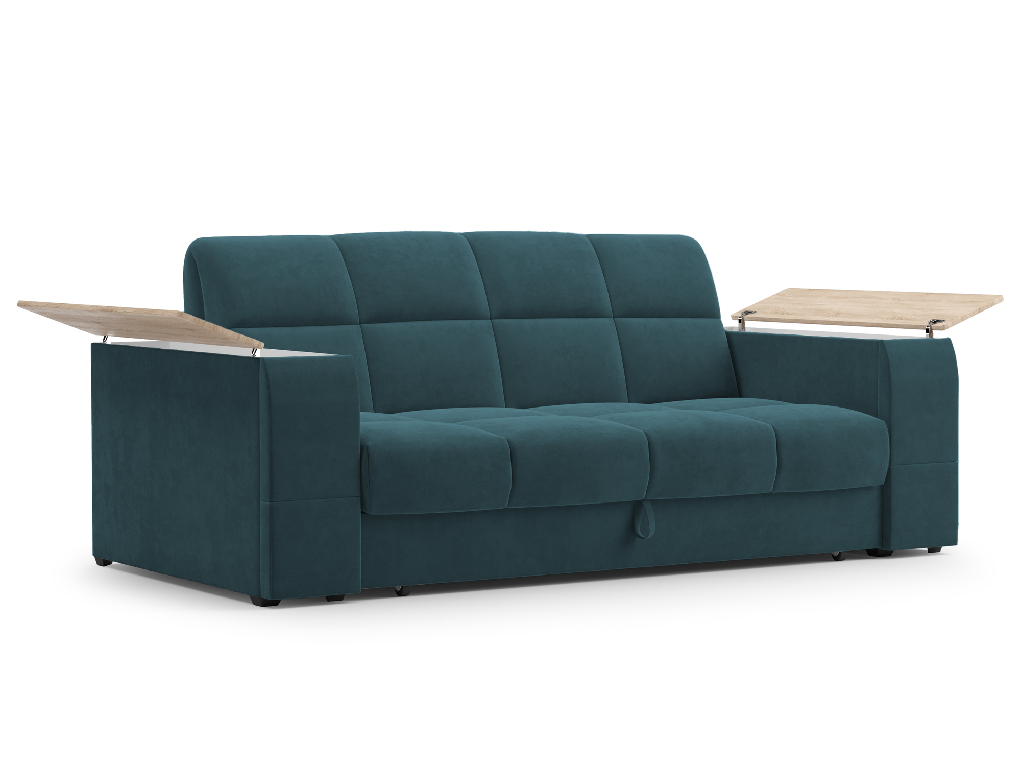 Диван-кровать Флай, аккордеон, подлокотники короб+короб, 160*200 с ортопедическим основанием, съемный чехол, велюр.