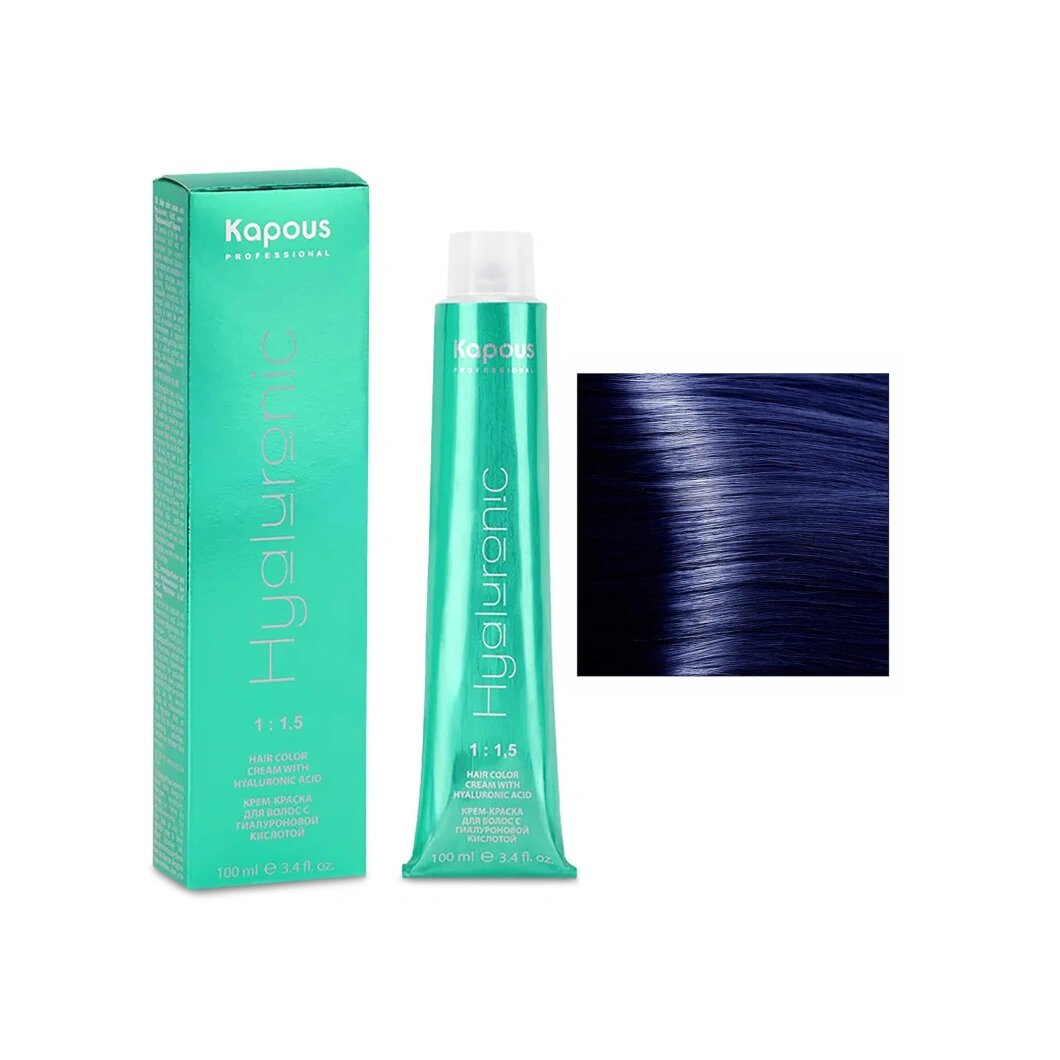 Kрем-краска Kapous HY для волос , 07 Усилитель синий, 100 мл