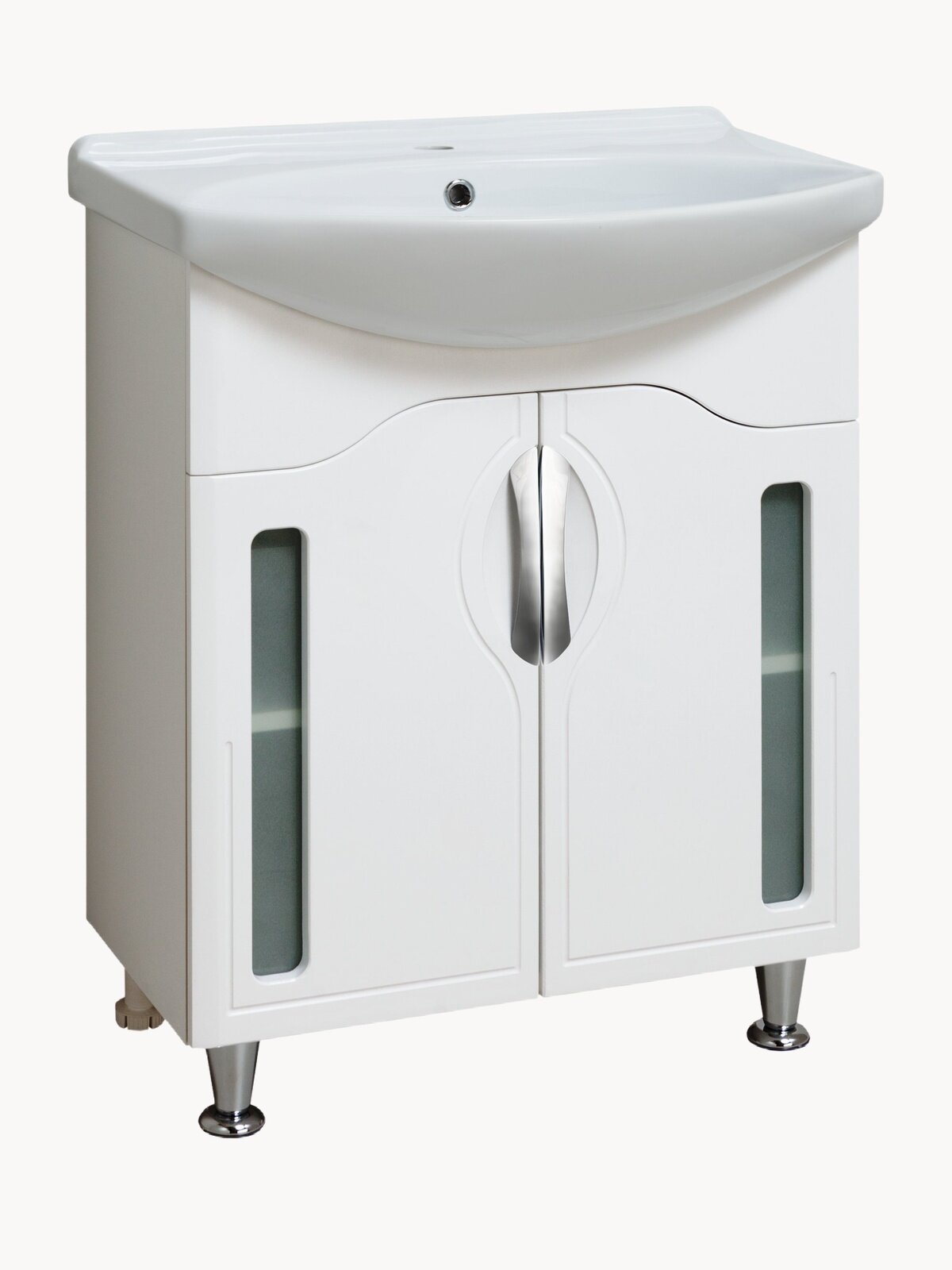 Тумба с раковиной в ванную Runo толедо 65, с умывальником Стиль 65