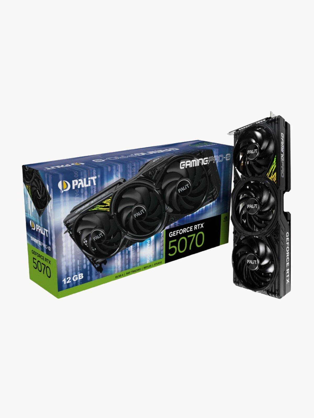Видеокарта Palit GeForce RTX 5070 GAMINGPRO-S 12G