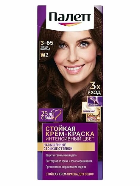 Краска для волос PALETTE Темный шоколад 110мл