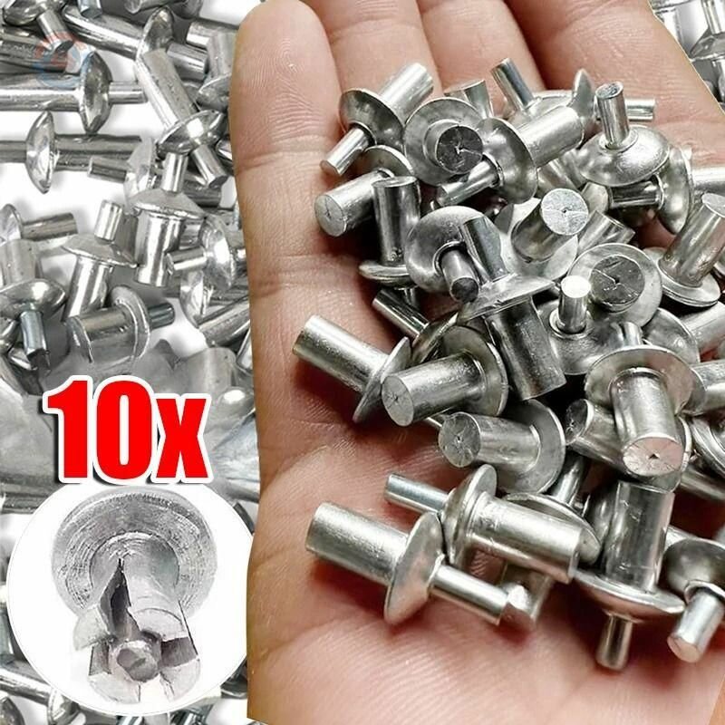 Заклепка универсальная для ремонта и крепления, надёжное соединение металла, кожи, ткани и пластика в домашних условиях