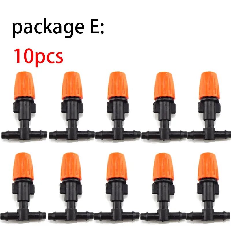 Набор туманных форсунок для орошения 10 шт. Оранжевый, package E
