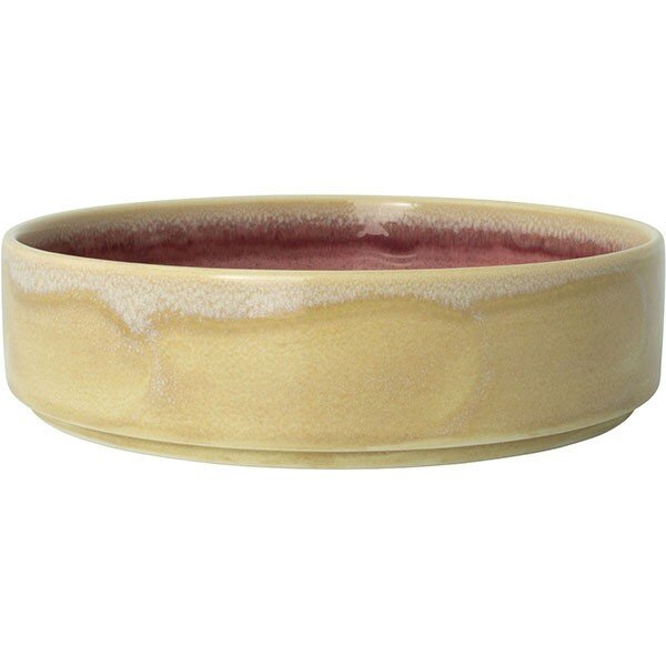 Тарелка «Аврора Везувиус Роуз Кварц» с бортом, фарфор, 1,2 л, розовый, бежевый (Steelite)