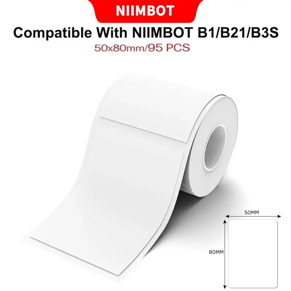 Наклейки Для Термопринтера Niimbot, 1 Рулон