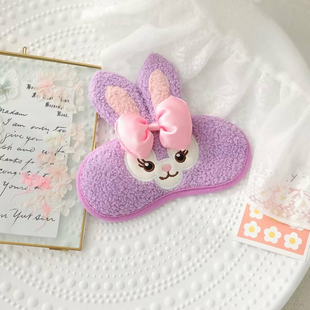 Милая мультяшная маска для сна, дорожная маска для глаз, светонепроницаемая маска для студентов и девушек, снимает усталость глаз, мягкая и дышащая защитная маска для глаз.