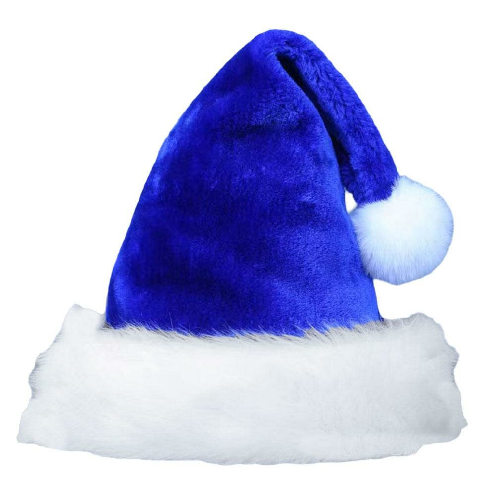 Рождественская плюшевая шапка Санты