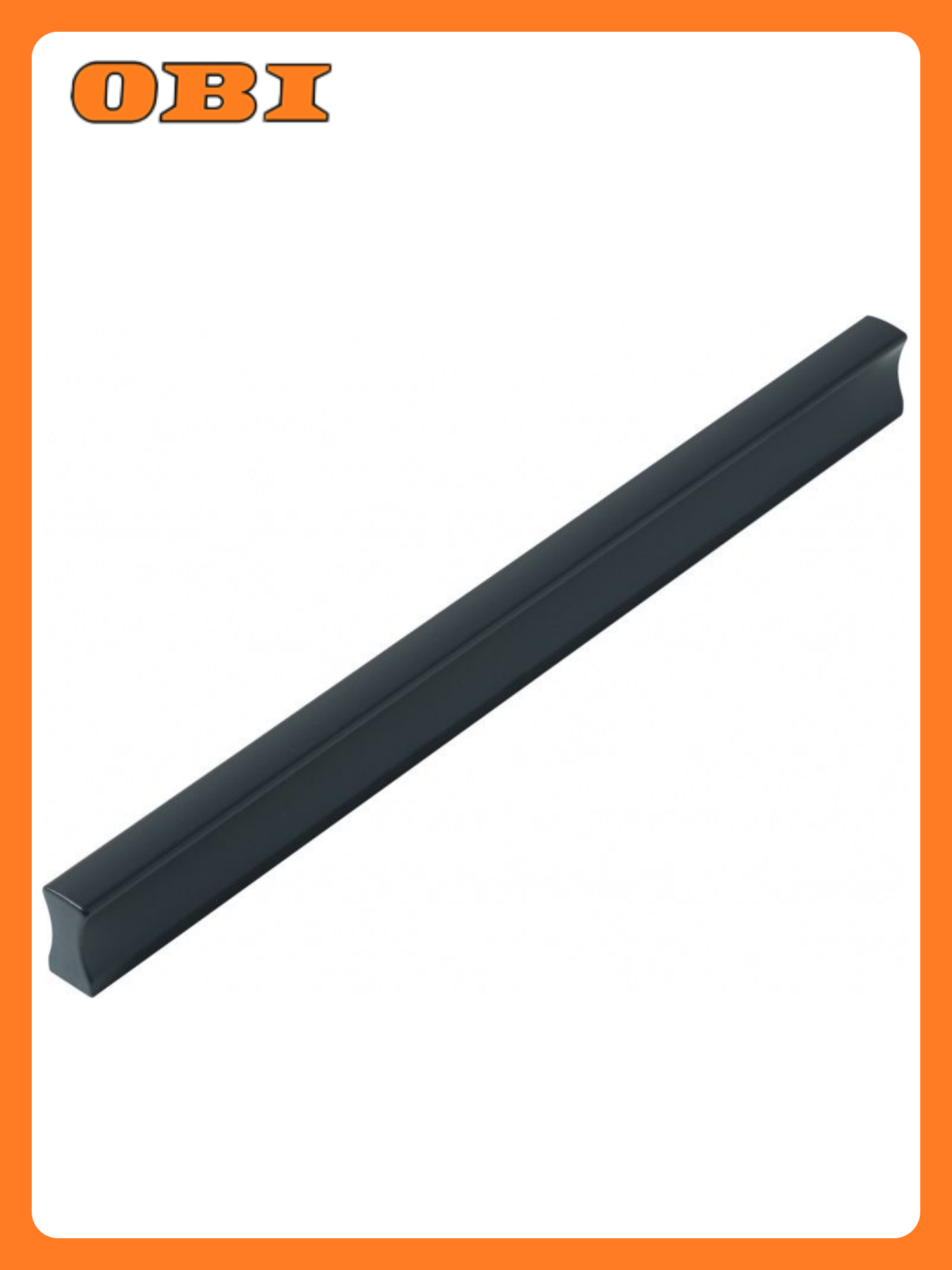 Ручка-профиль JET1A L1000 мм алюминий черный