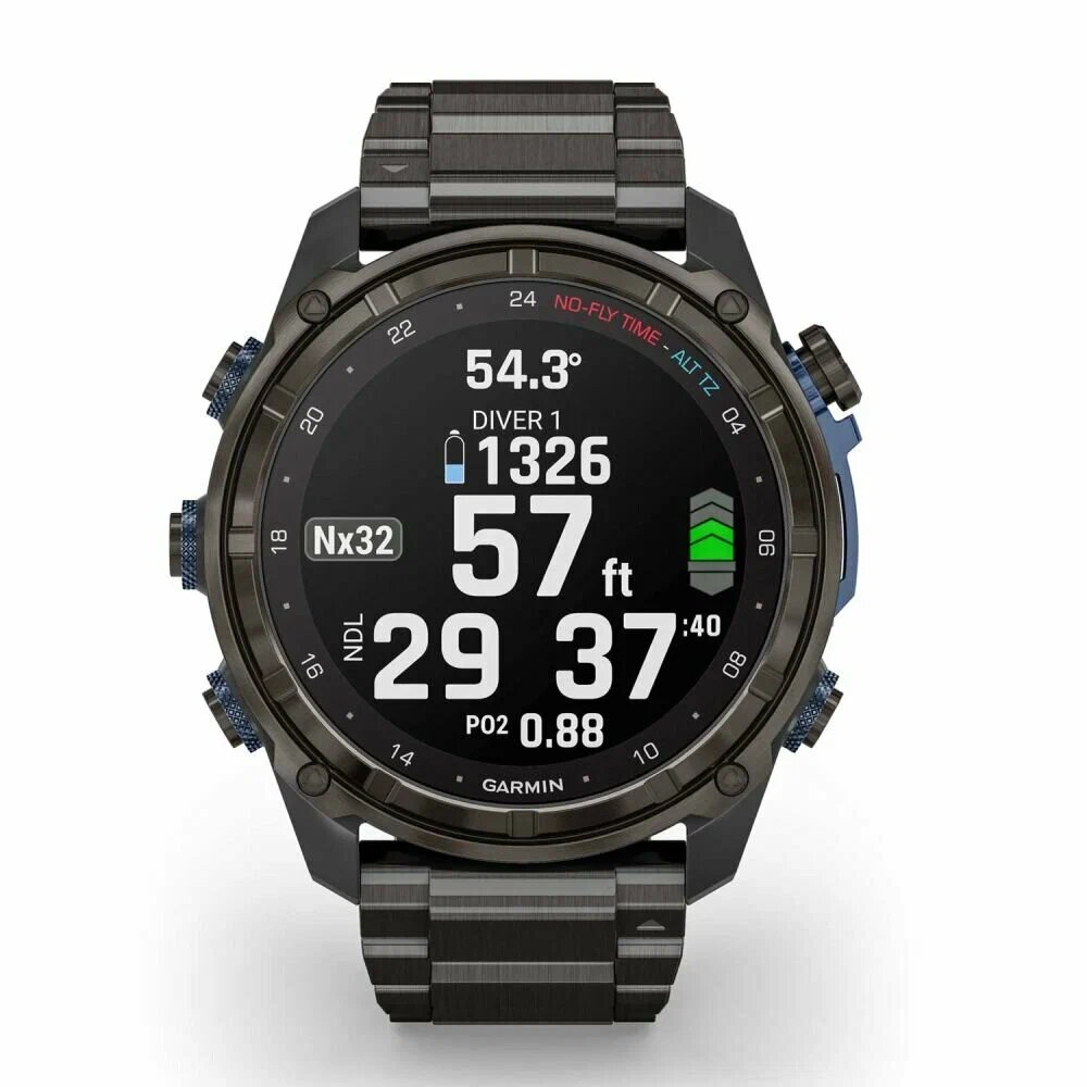 Умные часы Garmin Descent MK3i 51mm carbon grey Titan band