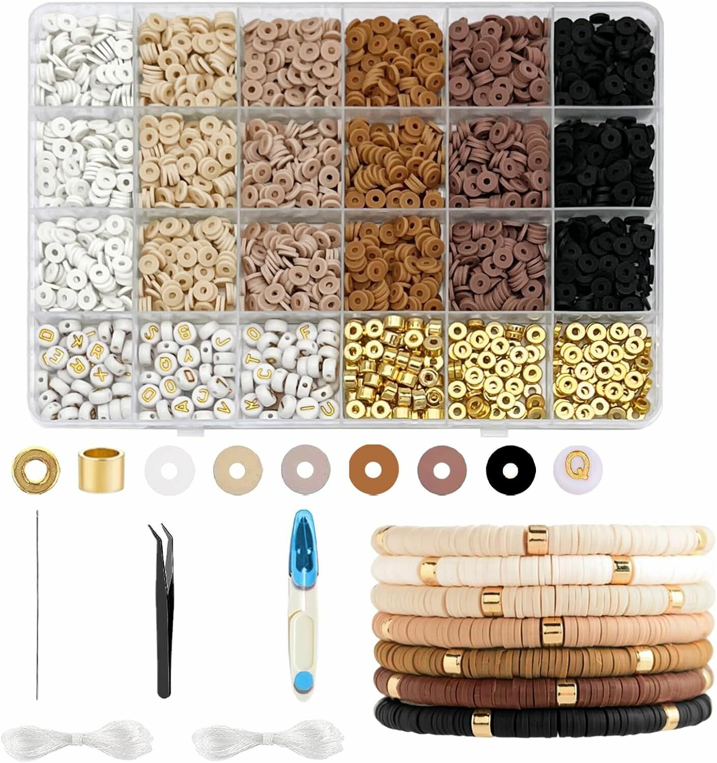 Подарочный набор для создания украшений для девочки, Набор для творчества и создания браслетов
