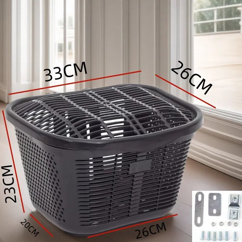 Многофункциональная велосипедная корзина, складная съемная передняя руль, легко устанавливаемая сумка для горного велосипеда