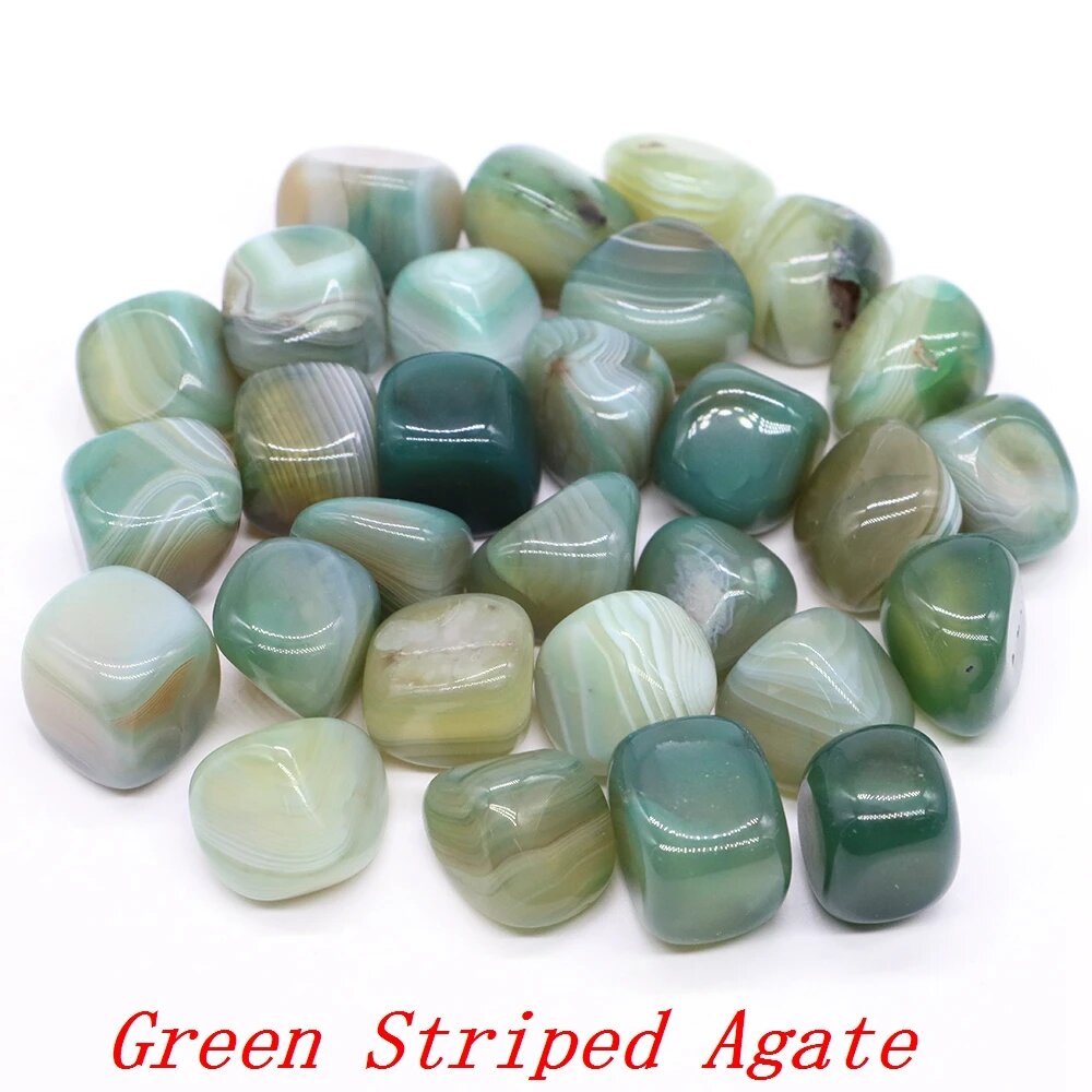 Лунный камень персик, натуральный, для дома Изумрудный, 1pcs, Green Striped Agate