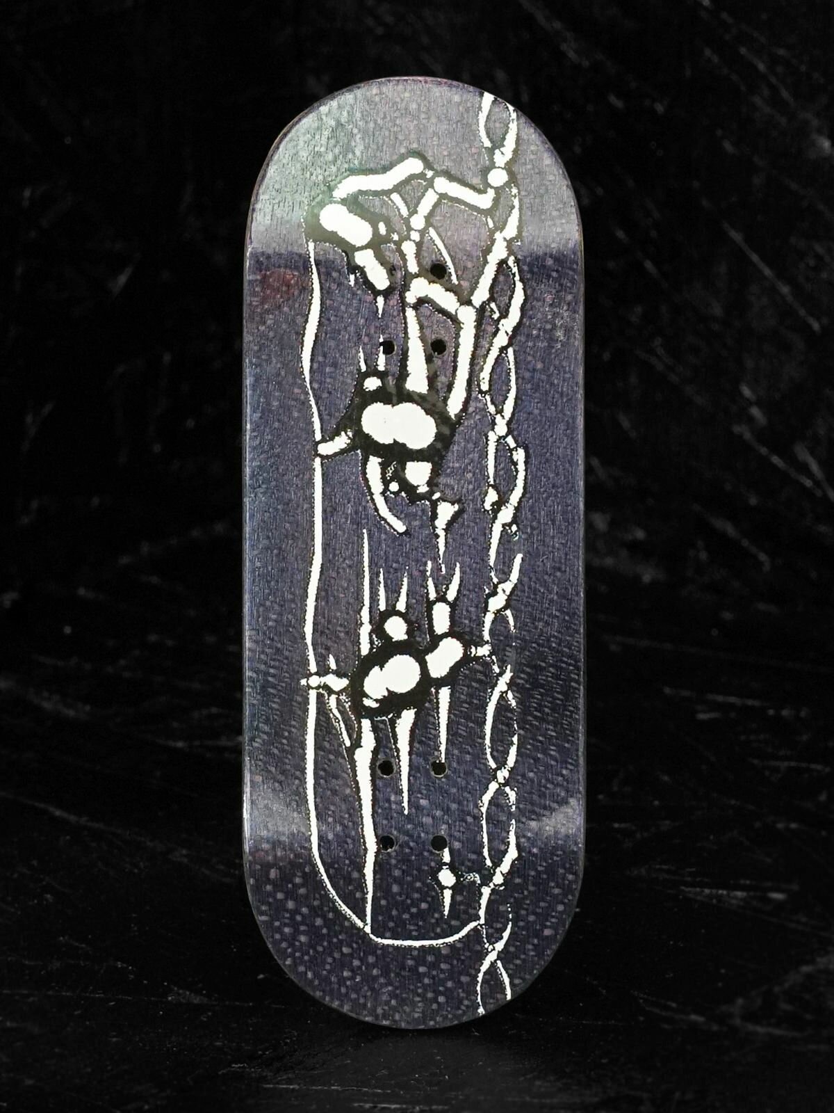 Дека для фингерборда ZZAP Gossamer RW on dark grey 34 x 97 low concave