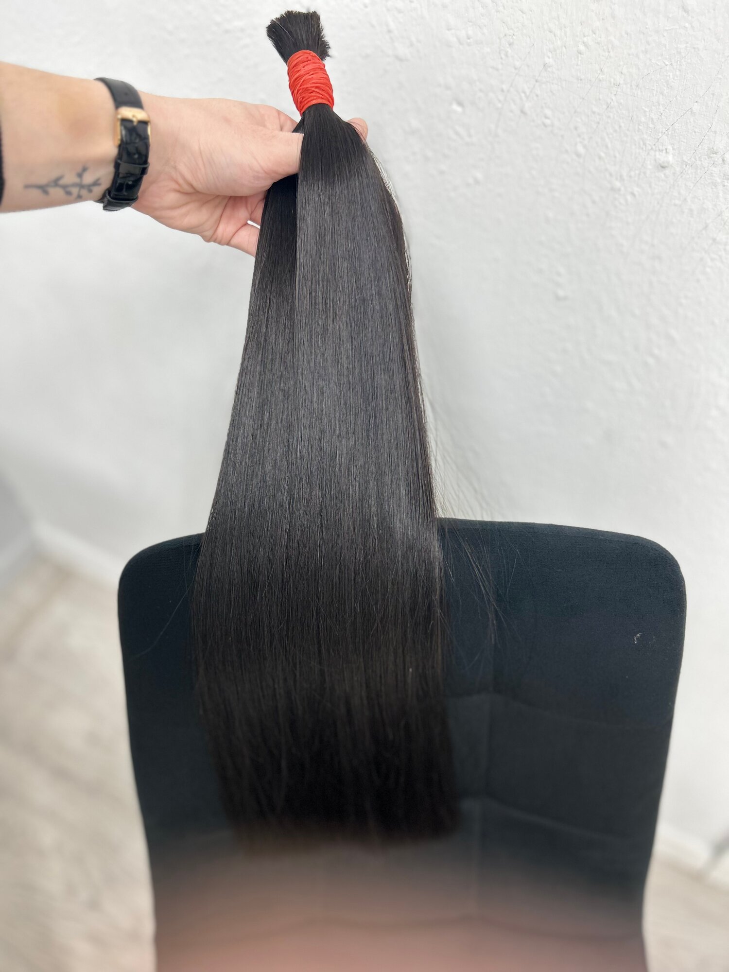 Волосы натуральные для наращивания в срезе 65-70см 100гр