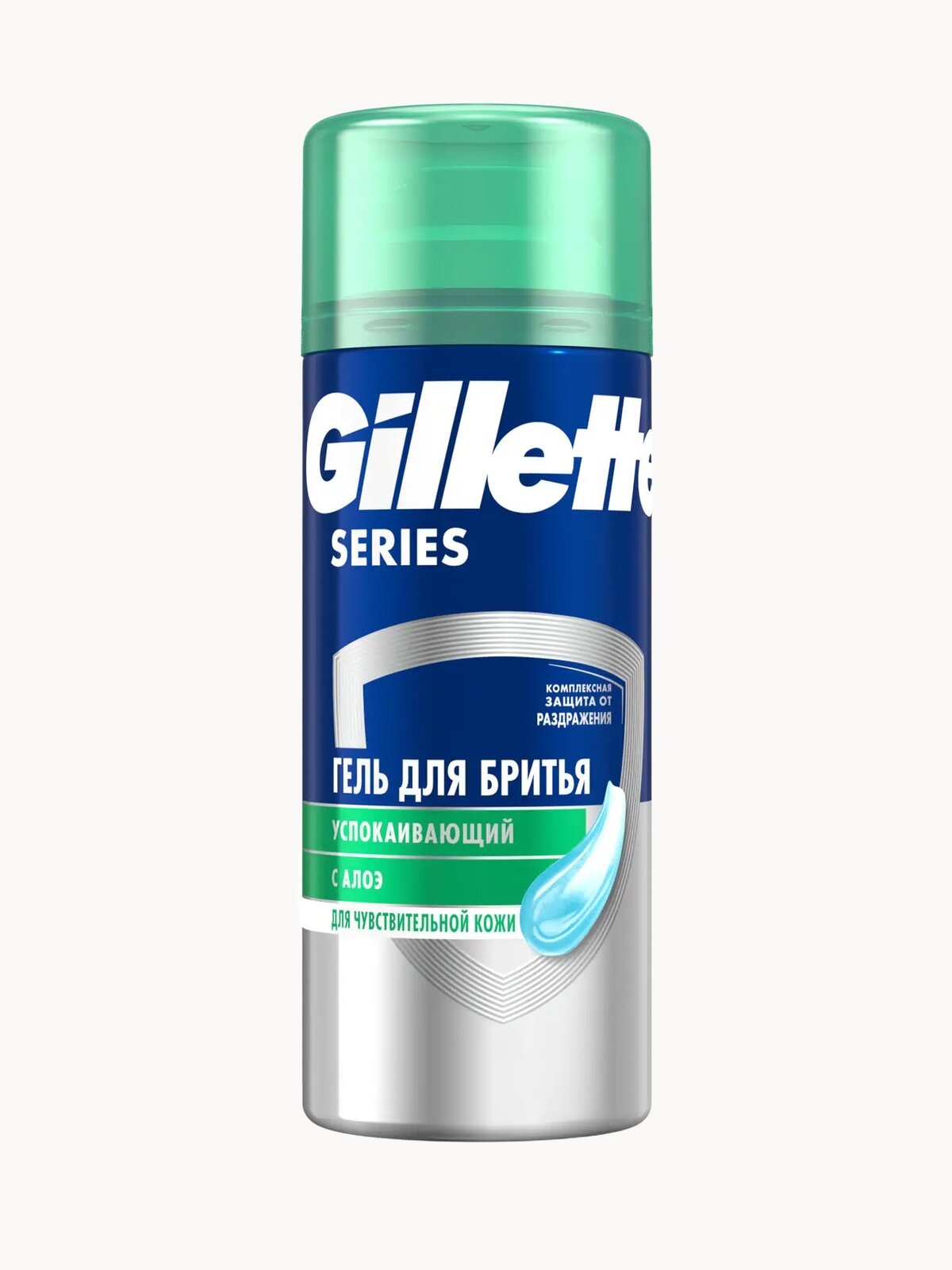 Гель для бритья Gillette Series Успокаивающий, с алоэ, 75 мл