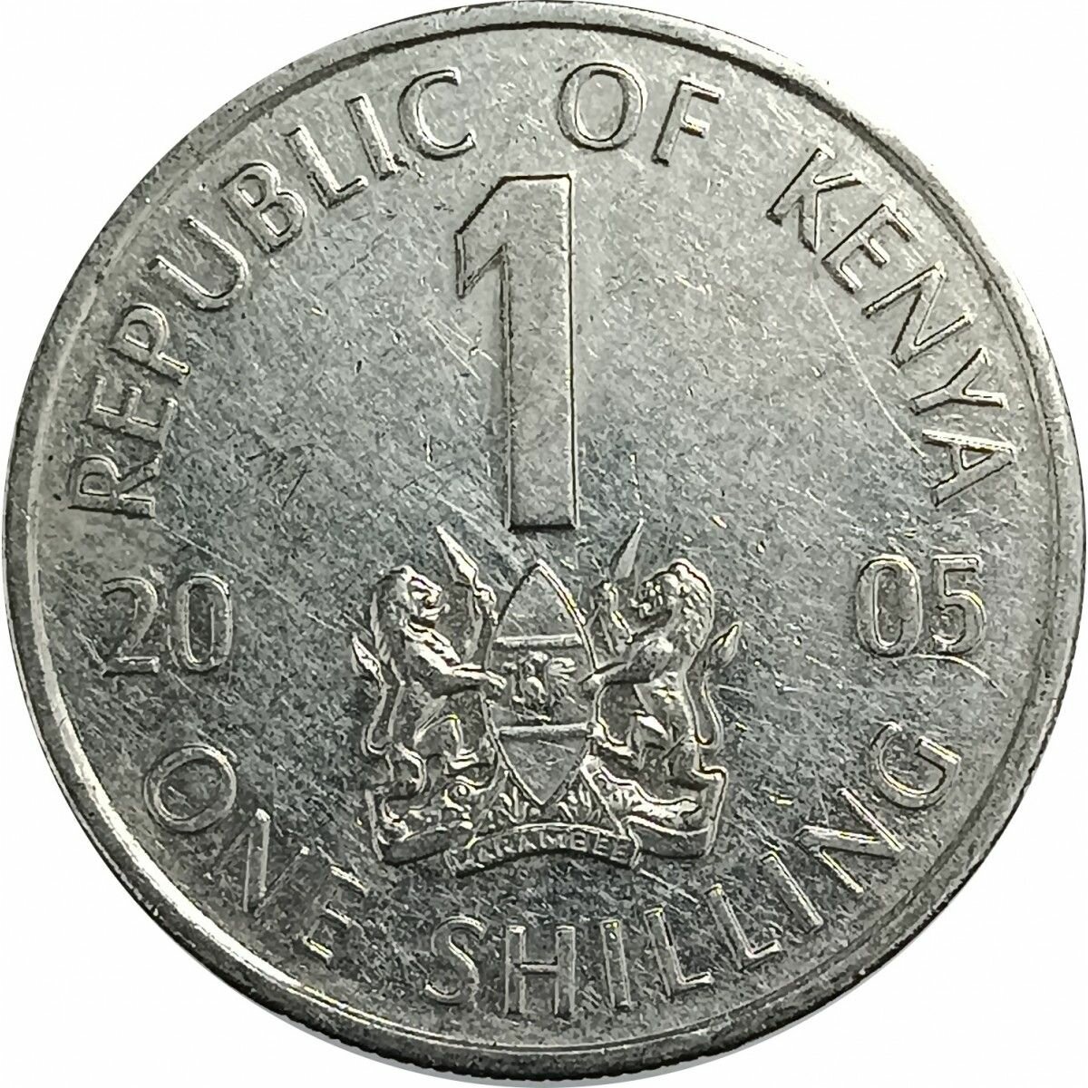1 шиллинг 2005 Кения из оборота