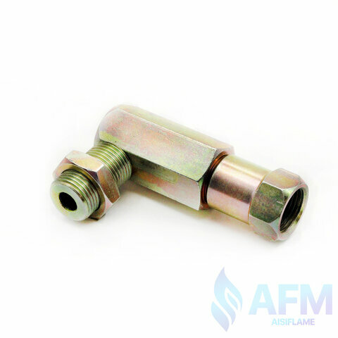 Обманка датчика кислорода угловая с металлическим мини катализатором Евро 3/4 увеличенный