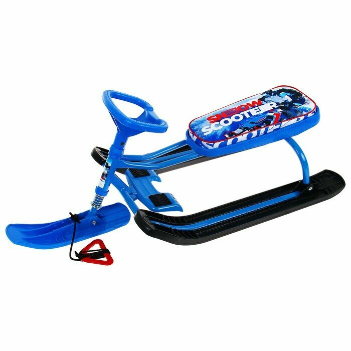 Снегокат «Тимка спорт 2+» с гонщиком, синий, ТС2+/Г Nika Kids