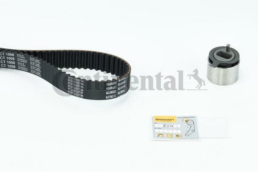 CONTINENTAL CT1008K2 Ремень ГРМ зубчатый с роликами, комплект