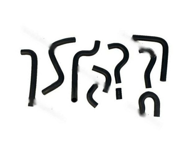 Патрубки печки Газель ДВ 405 Евро-2/3 ВПТ 10 шт для системы отопления