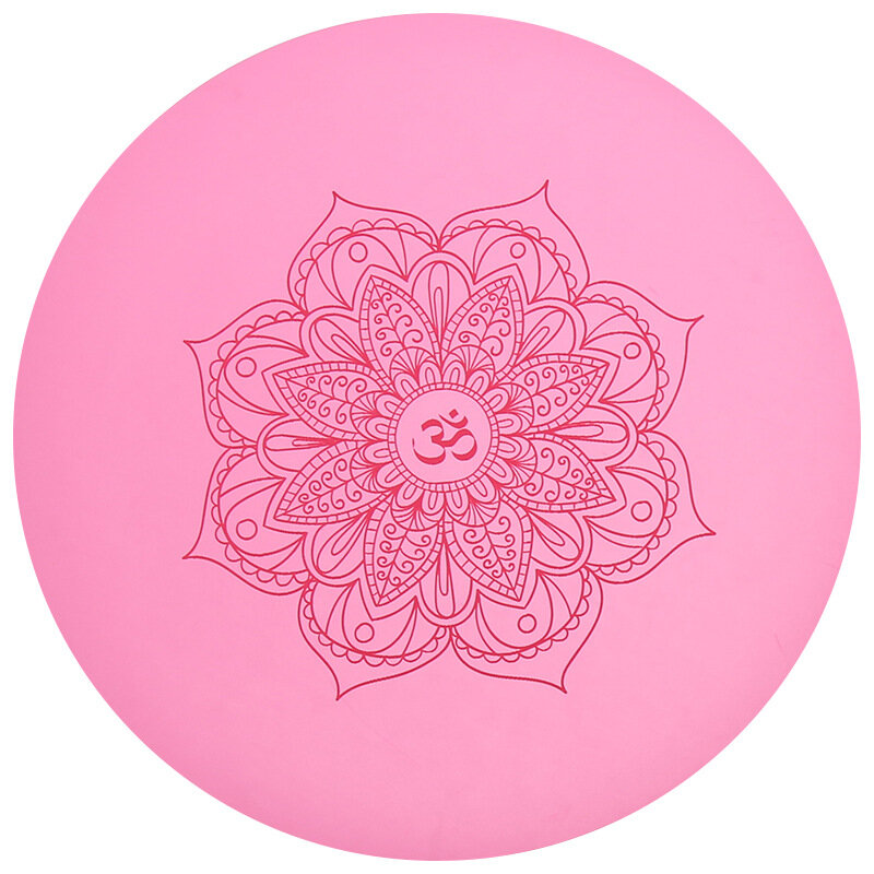 Скакалка Nagudi для йоги, медитации, фитнеса, резиновая, нескользящая, бесшумная, утолщенная, расширенная, круглая, коврик для медитации и йоги