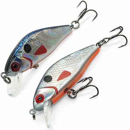 Воблер Kosadaka AWAX xs 45F 45мм, 2.4г, 0.0-0.4м; цвет GTC (1 шт.)