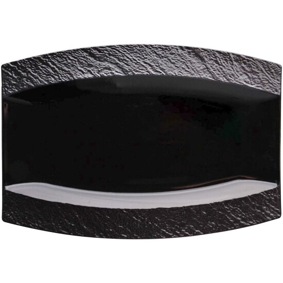 Блюдо сервировочное Billibarri Wild Slate, фарфор, 36,5 см, цвет черный (901-168)