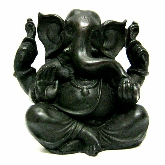 Статуэтка ганеш благословляющий (полистоун, высота 9,5 см.), 1 шт.