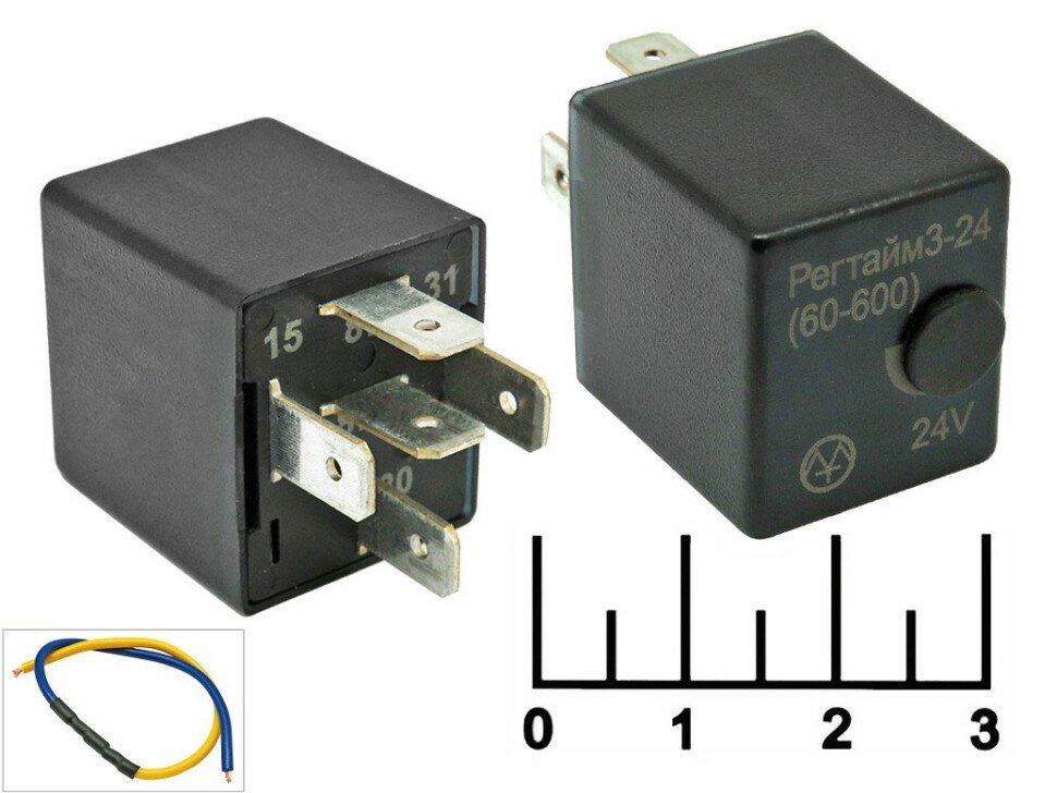 Реле времени 24V 60-600сек Регтайм3-24-(60-600)