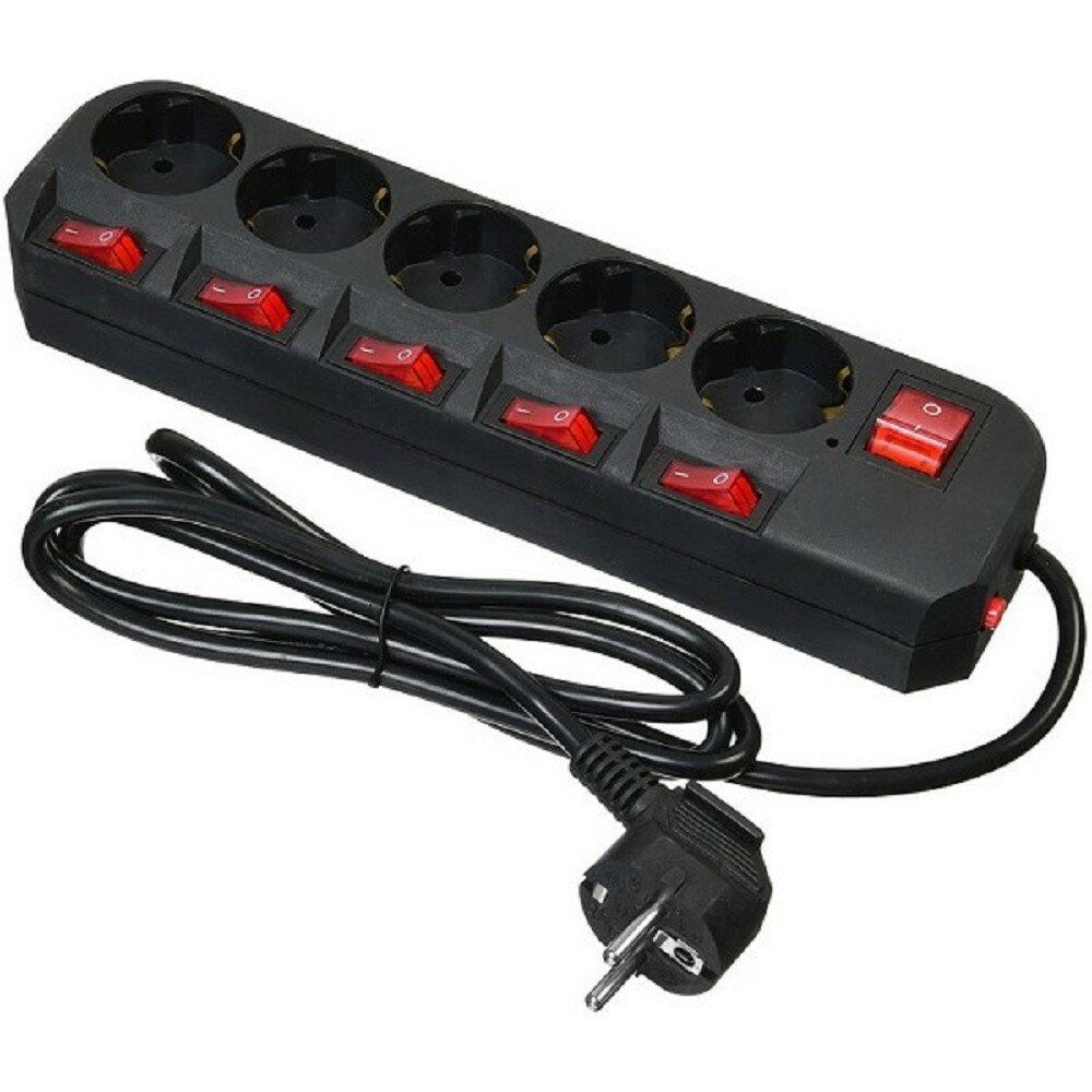 Сетевой фильтр BURO 500SH-1.8-SW-В