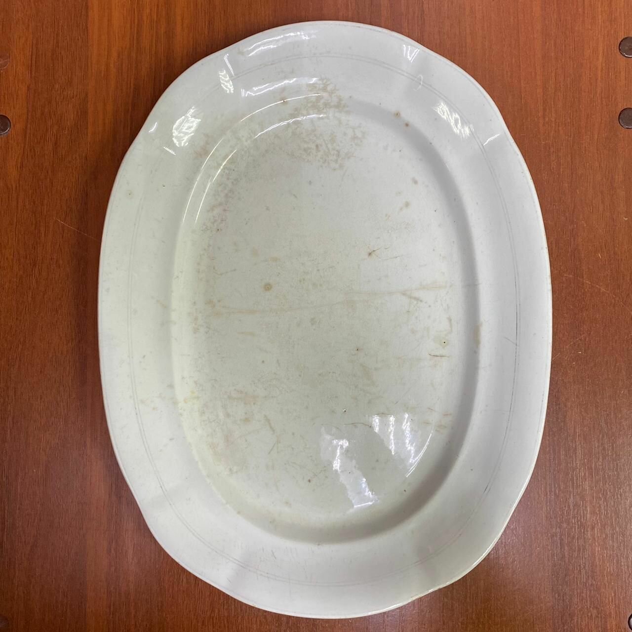 Блюдо Кузнецов Царская Россия Размер 40х30 см Хорошее Состояние! Фарфор! Фаянс!