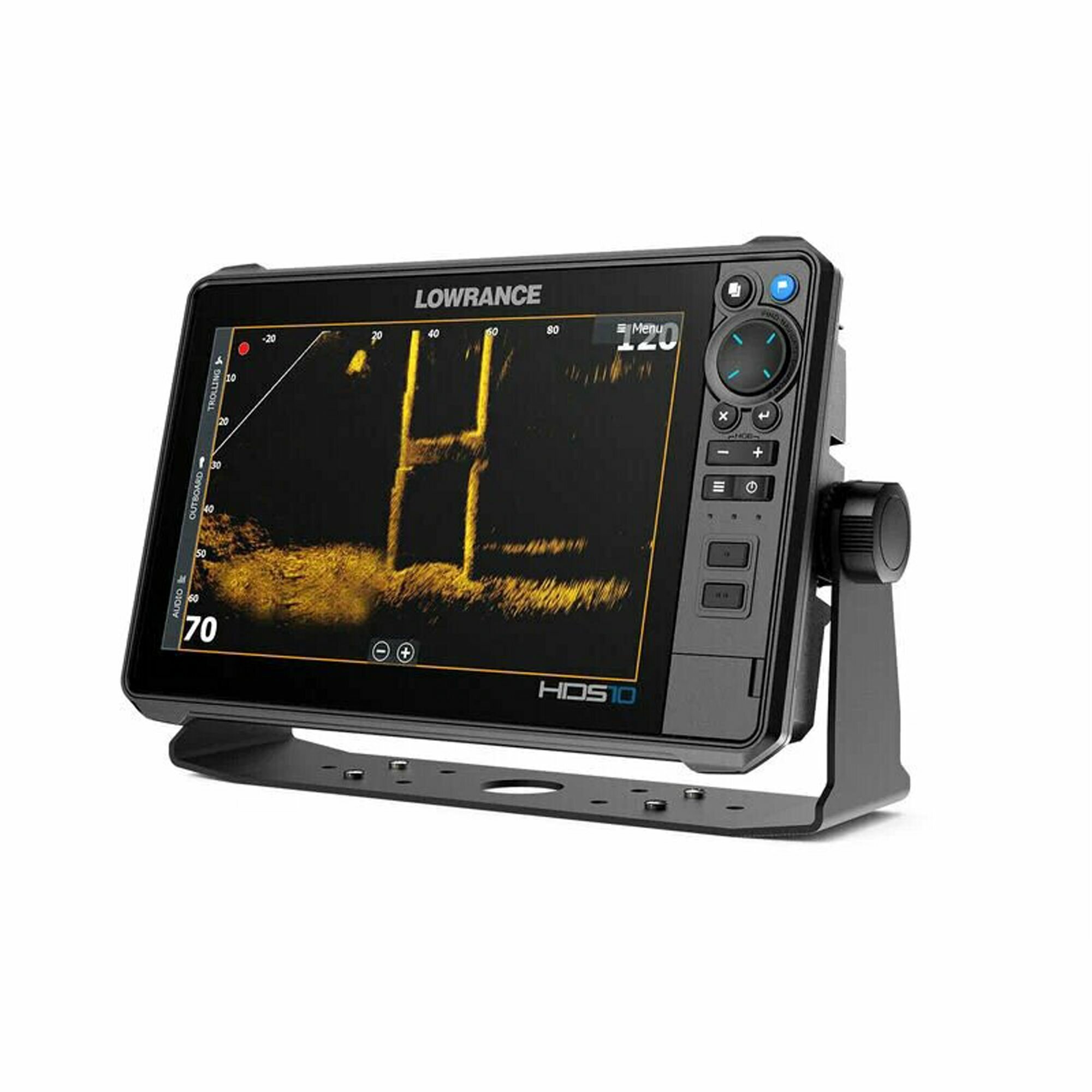 Эхолот для рыбалки с лодки lowrance HDS 10 PRO с датчиком активной визуализации hd и преобразователем row