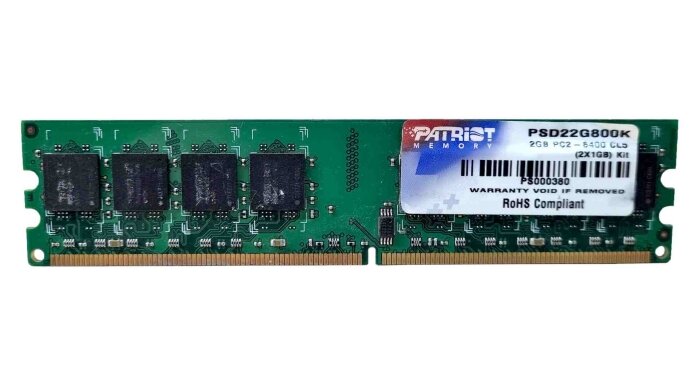 Оперативная память DDR2 1Gb PC2-6400 Patriot PSD22G800K K2