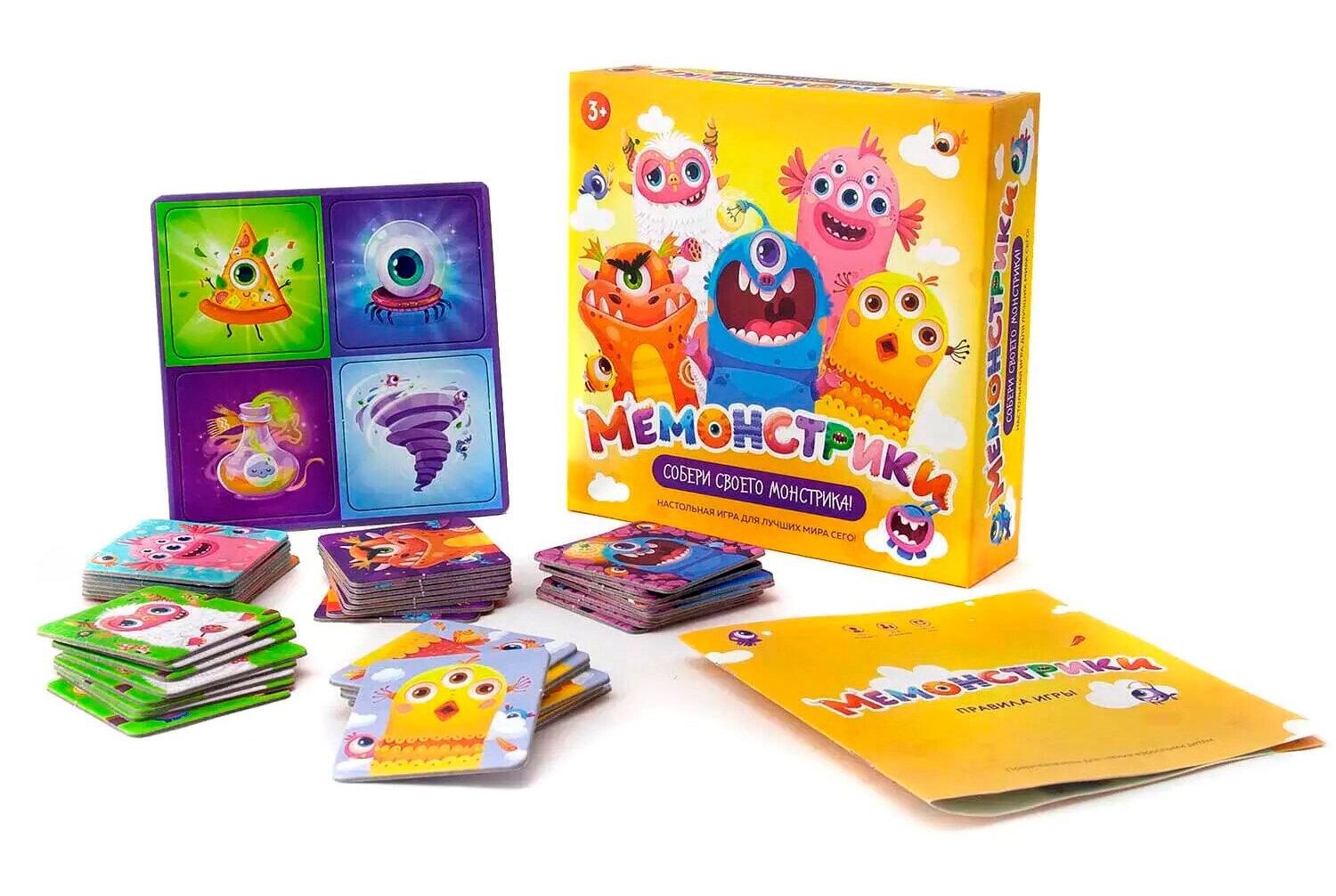 Настольная игра "Мемонстрики" (тёма BREW), возраст 3+ — фото 1