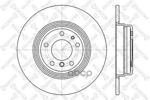 Диск торм. зад. BMW E38/E31 2.8-5.0 M51- Stellox арт. 60201533SX