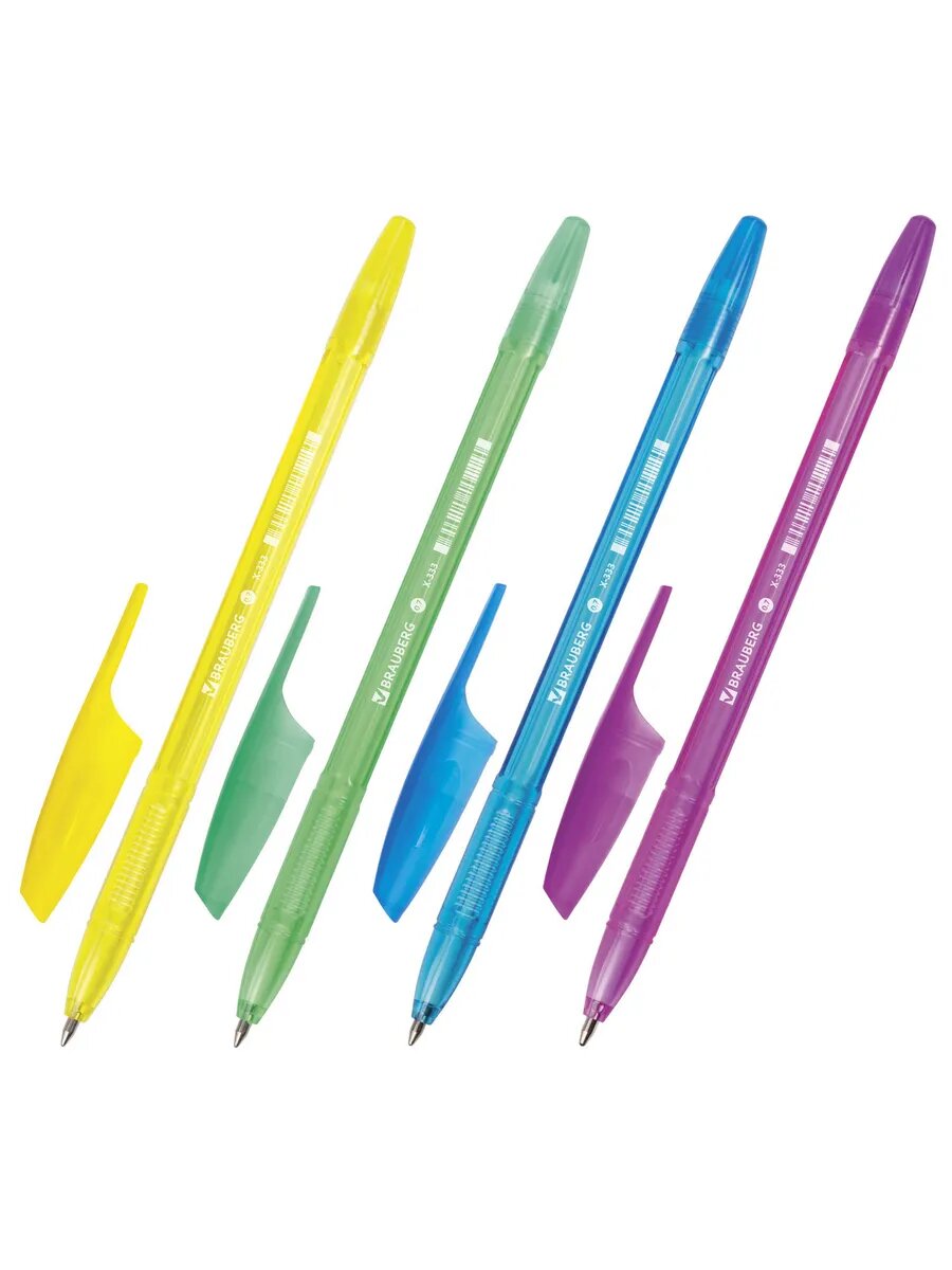 Ручка шариковая 0,35 мм синяя 12 шт.