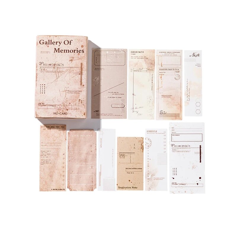 Винтажные наклейки Gallery of Memories, цвет 1