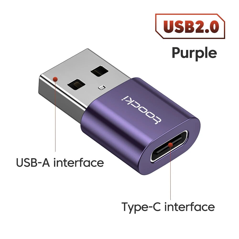 Toocki OTG USB 3.0 To Type C Адаптер Micro To Type C «папа» на USB 2.0 «мама» Конвертер для Macbook Xiaomi Samsung OTG Разъем