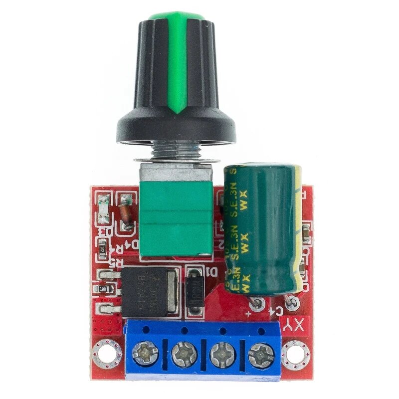 ШИМ-контроллер скорости двигателя 5A PWM