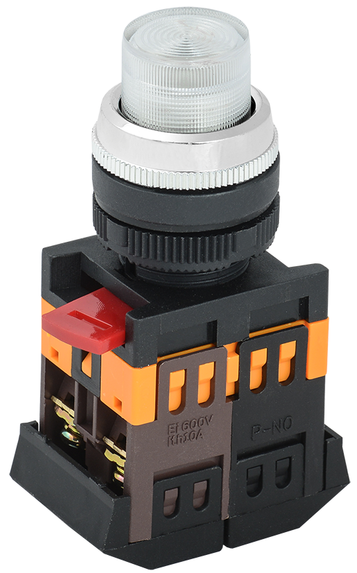 Кнопка управления ABLFР-22 прозр. неон. 240В (1з+1р) IP40 IEK