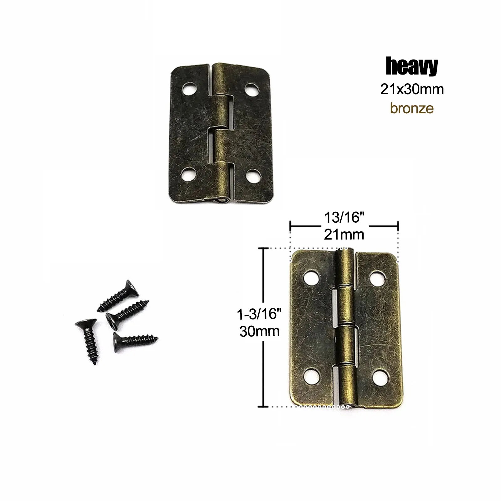 Мебельные петли Heavy Bronze 21x30mm